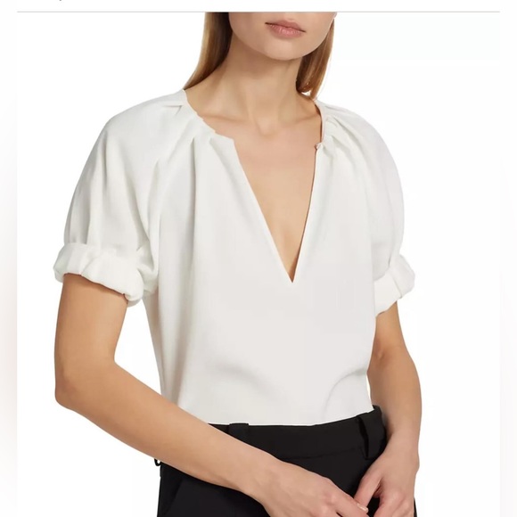 A.L.C. | Tops | Nwt Alc Carey Ii Pleated Crepe Top | Poshmark